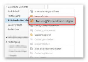 So binden Sie RSS-Feeds in Outlook 2016 und Ihren Browser richtig ein.