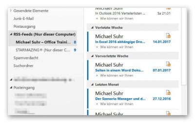 Microsoft Outlook: RSS-Feeds richtig einsetzen und immer up to Date sein