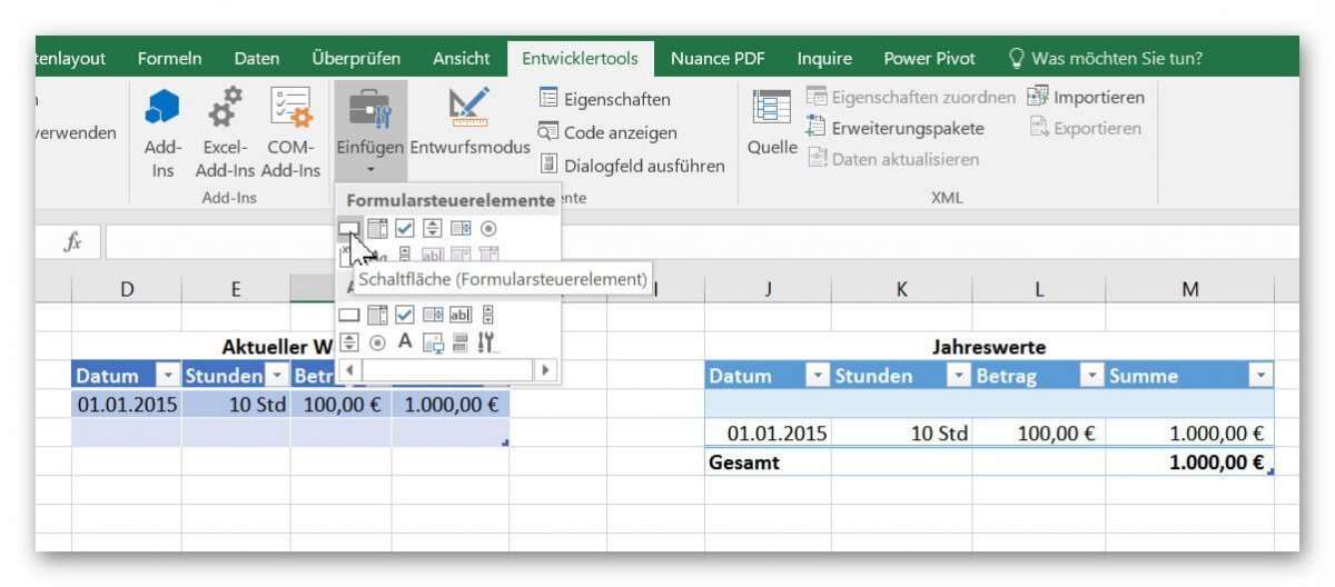 Makros in Excel aktivieren und einsetzen - Tutorial