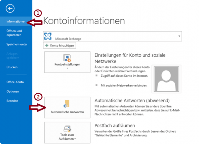 Create Out of Office Notice in Microsoft Outlook -Office365