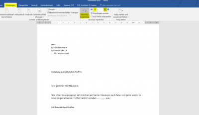 How to create series letters in Microsoft Word and send them