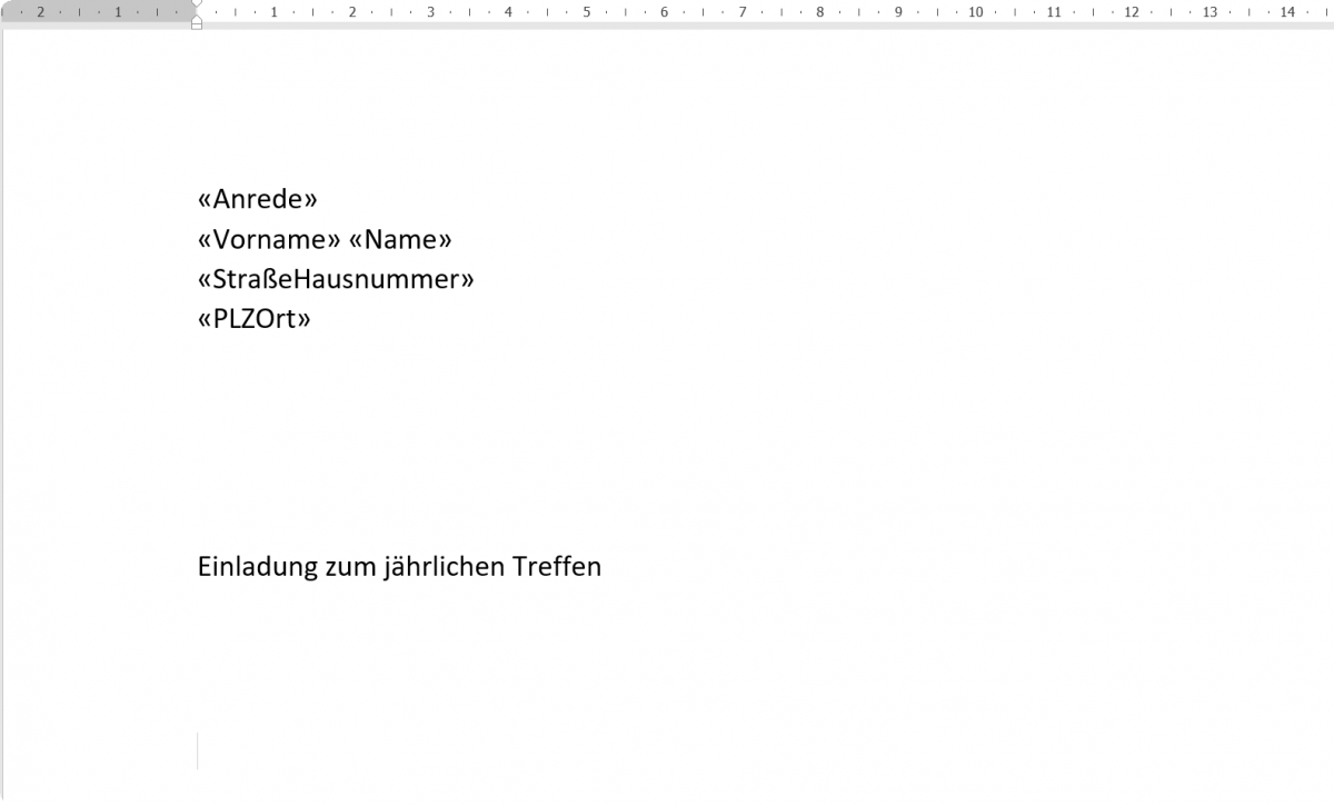 How to create series letters in Microsoft Word and send them