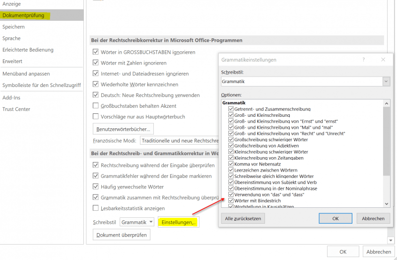 Customize the autocorrection and autocompletion in Word