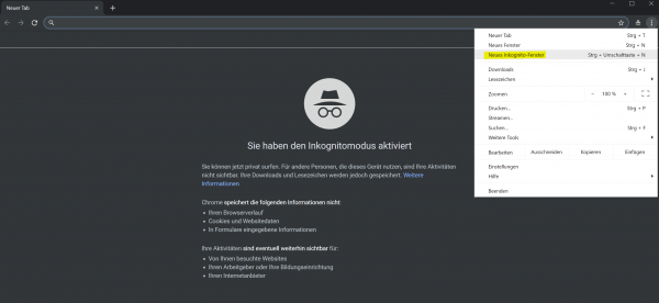 Inkognito Modus Chrome und Firefox - Wie sicher ist das?