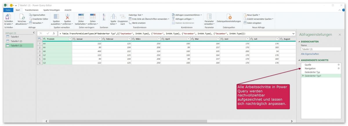 Datenabfragen in Excel - Geht mit PowerQuery